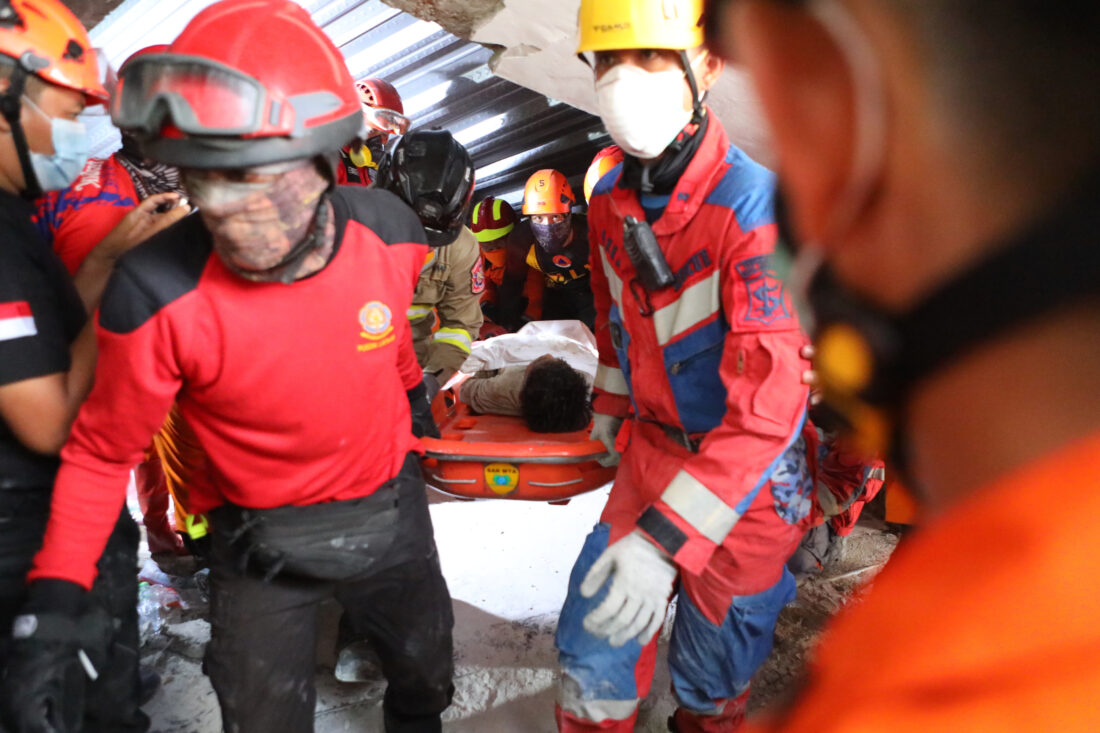 Indonesian rescuers race to find dozens of students in rubble of ...